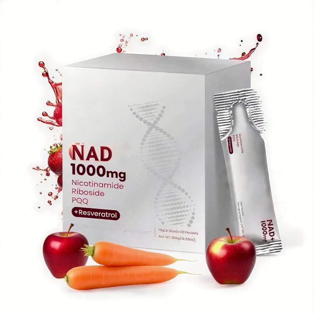 NAD⁺ 1000 mg Berry Flavour Drink Mix – 30 Sachets - Skinovation ...